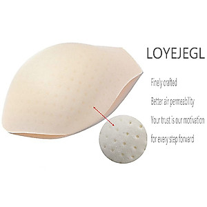 LOYEJGL 6 Package Men Underwear Cup Bulge Enlarge Enhancing Sponge Pad Swimwear Padded for Swimming Boxers Briefs G String Thongs Shorts