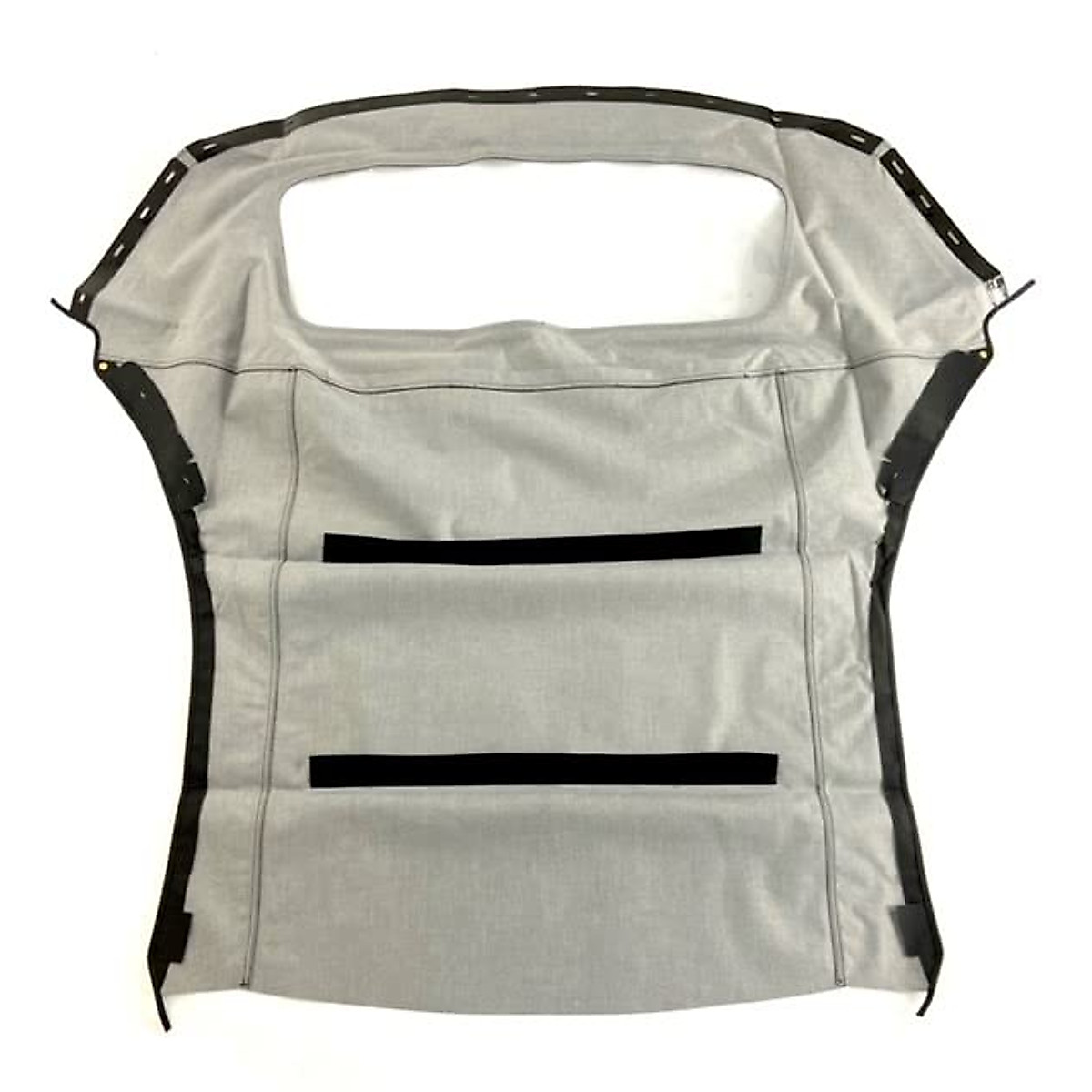 Replacement for: Ford Mustang 1994-2004 Convertible Soft Top & Plastic Window Black Sailcloth (1 Piece Easy Install)