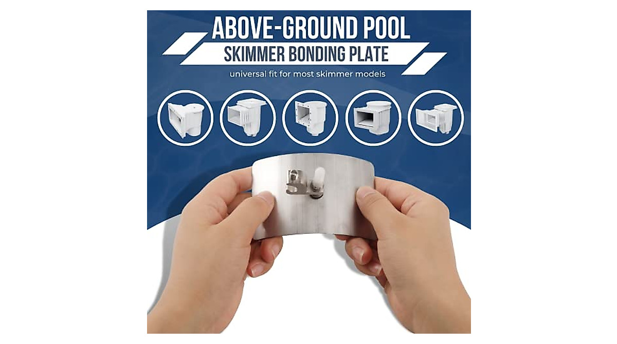 Pool Skimmer Bonding Kit - NEC Compliant Water Equipotential Plate