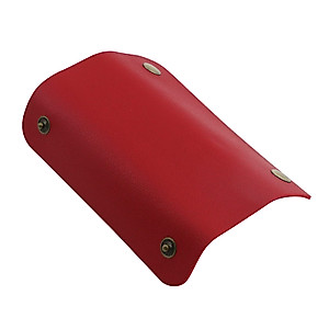 Woogim 4 pcs Handbag Handle Leather Wrap Covers,Purse Wallet Handle Protectors(Red)