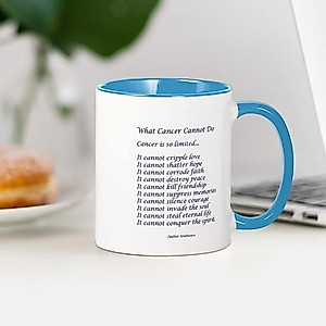 CafePress What Cancer Cannot Do Poem Mug Ceramic Coffee Mug, Tea Cup 11 oz