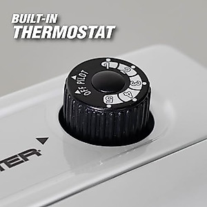 Mr. Heater Vent Free 20,000 British Thermal Unit Radiant Propane Heater with Thermostat and Automatic Low Oxygen Shut Off for Indoor Use, White