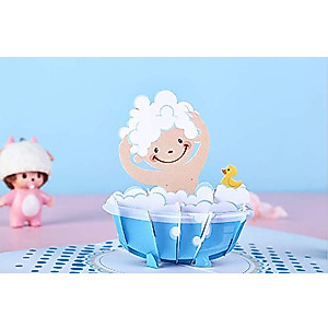 Liif Baby Shower Blue Boy 3D Greeting Pop Up Card For New Baby, Baby Congratulations, Announcement, Newborn, Baby Congrats, Cute | With Message Note & Envelop
