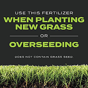 Scotts Turf Builder Triple Action Built For Seeding: Covers 4,000 sq. ft., Feeds New Grass, Lawn Weed Control, Prevents Crabgrass & Dandelions, 17.2 lbs.