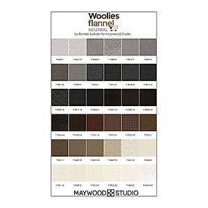 Bonnie Sullivan Woolies Flannel Neutrals Vol. 2 20 Fat Quarters Maywood Studio