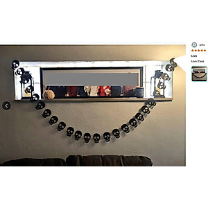 Seyal® Black Skull Garland - Birthday Decorations,Party Decorations,Party décor,Creative Decoration