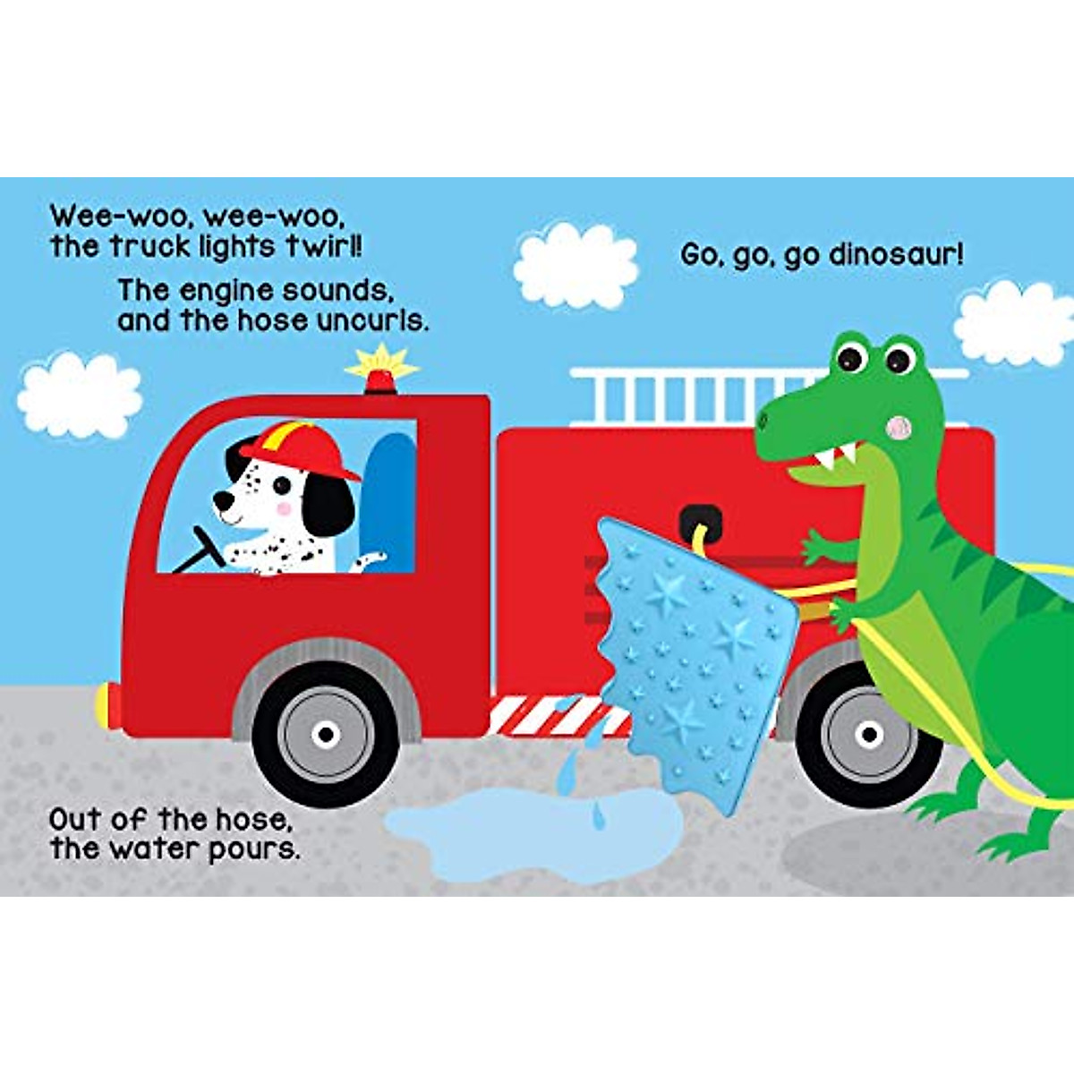 Go, Go, Go, Dinosaur - Silicone Touch and Feel Board Book - Sensory Board Book