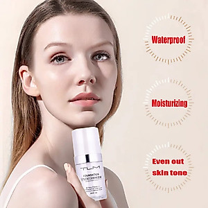 30ml TLM Concealer Cover Cream Flawless Colour Changing Foundation Makeup Base Nude Face Liquid Cover Concealer Changing Warm Skin Tone Moisturising Cover for women & girls(2pcs)