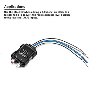 Recoil MLOC2 2-Channel Micro Line Output Converter with Remote Turn On Trigger
