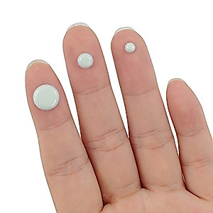 Realistic 3D Domed Glow in The Dark Stars,606 Dots for Starry Sky, Perfect for Kids Bedding Room Gift(606 Stars) (1*Green)