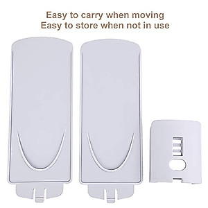 Queenbox Adjustable Shoe Slots Organizer 3-Level Height Plastic Double Layer Foldable Shoe Holder Mini Shoe Racks Space Saver Storage for High Heels Closets,Apricot 8 PCS