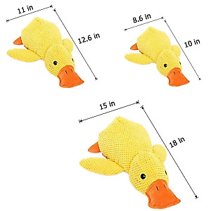 Sewosm Outfany Calm Duck, Libiyi Calm Duck, Calming Duck Toy for Dogs, The Mellow Dog Calming Duck, Best Friends Calming Duck Toy, Grishay Calm Duck Dog Toy for All Indoor Dogs (L)