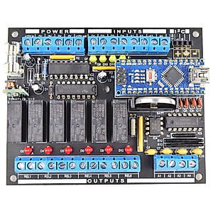 CANADUINO® PLC MEGA328 Electronics DIY Kit (100% Compatible with Arduino)