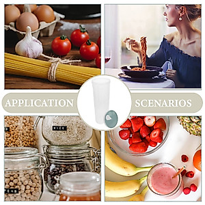 Kichvoe Pasta Storage Bin Pasta Storage Container Airtight Spaghetti Box Pantry Noodles Canister Holder Plastic Food Containers with Lock Lids for Dry Food Noodle Sugar Flour Cereal