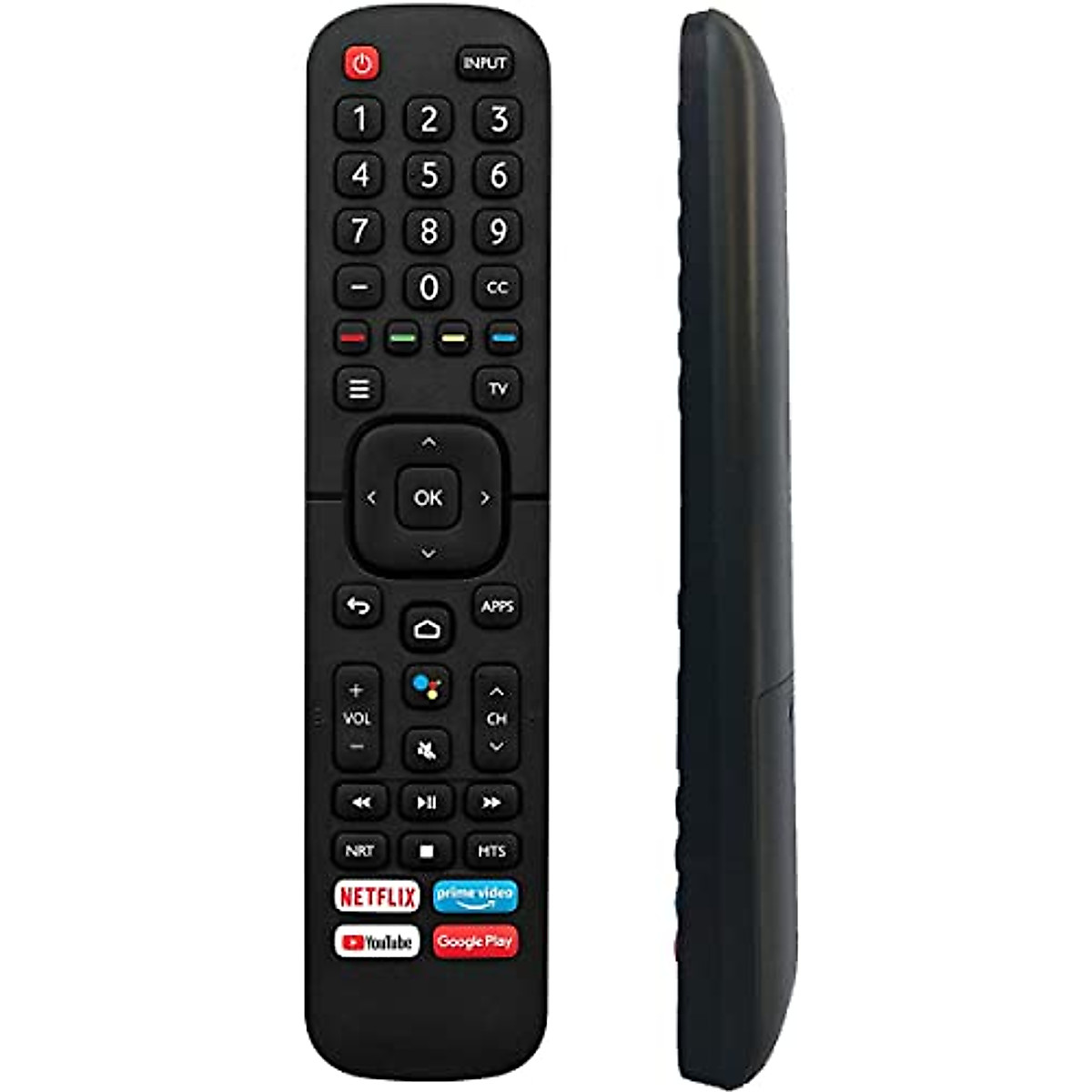 ERF2G60H Remote Control Replacement for Hisense Android Smart TV - No Voice Search