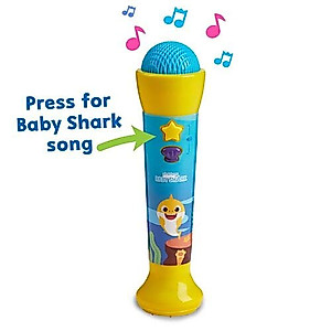 WowWee Baby Shark Official Silly Sing-Along Microphone with Try Me