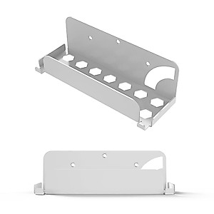 JDDWIN Switch OLED Wall Mount,Wall Mount for Switch/Switch OLED,All Metal Vertical Hanging On Wall (White)