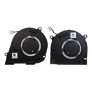 Power4Laptops Replacement Laptop Fan (Pair) Compatible with HP Envy 15-dr1002nf