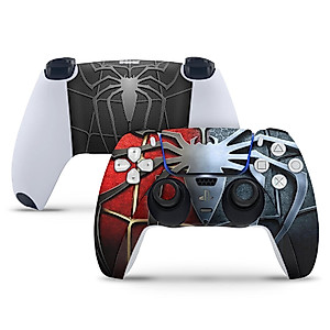 PS5 Disk Console Spider Skin Decal Vinal Sticker + 2 Controller Skins Set