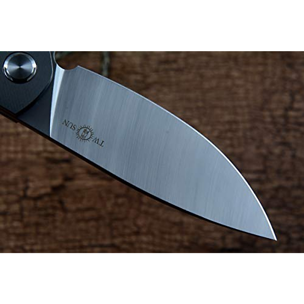 TWOSUN TS223 M390 Blade Titanium Carbon Fiber Handle Frame Lock Gift Collection Folding Knives