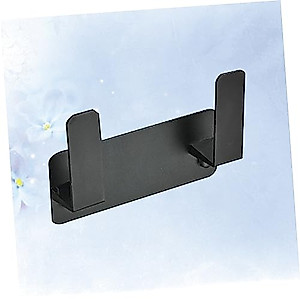 Alipis Cutting Board Rack Cutting Board Shelf Pot Lid Organizer Pan Cover Rack Chopping Board Stand Lid Rack Black Bracket Wall-mounted Wall Mount Pot Lid Holder