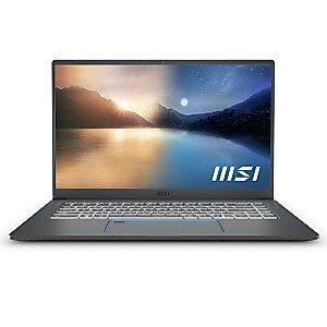 MSI Prestige 15 15.6" FHD Ultra Thin and Light Professional Laptop: Intel Core i7-1260P RTX 3050 Ti 32GB LPDDR4X 512 GB NVMe SSD, Thunderbolt 4, MicroSD Card Reader, Win 11 Pro: Carbon Gray A12UD-005