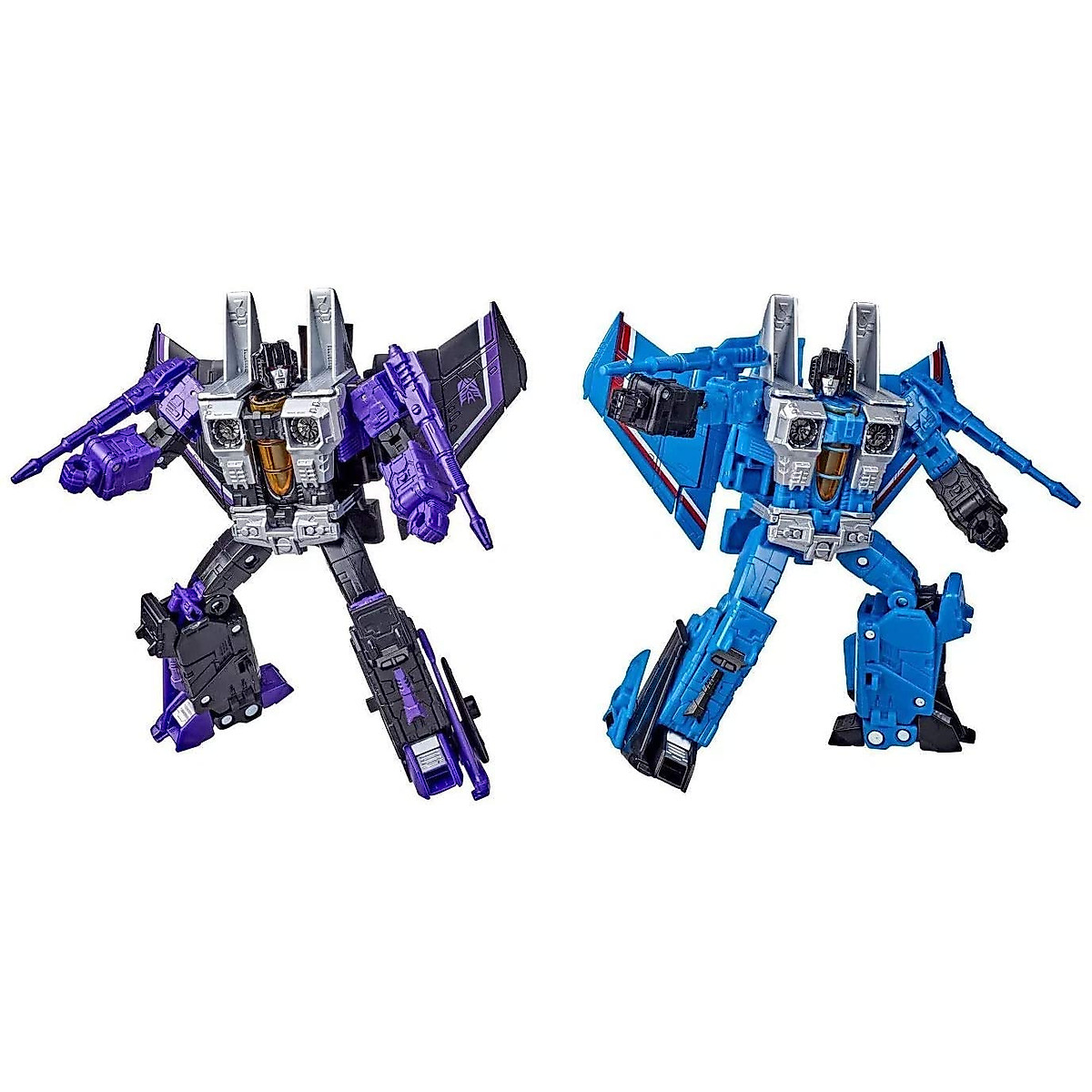 Transformers Toys Generations War for Cybertron: Earthrise Voyager WFC-E29 Seeker 2-Pack Action Figures - Kids Ages 8 and Up, 7-inch