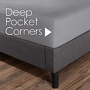 Lavish Home Brushed Microfiber Sheet Set, Twin, Blue