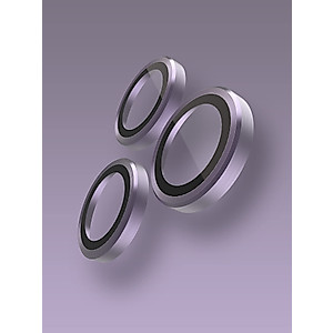 BodyGuardz Apex Camera Lens Protector Compatible with iPhone 14 Pro and iPhone 14 Pro Max, 9H Hardness Tempered Glass, Scratch Resistant, Easy Installation, Case Friendly - Purple