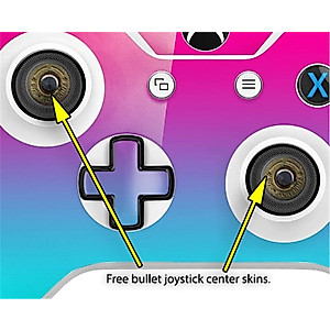 WraptorSkinz Decal Vinyl Skin Wrap compatible with XBOX One S/X Controller - Smooth Fades Neon Teal Hot Pink (CONTROLLER NOT INCLUDED)