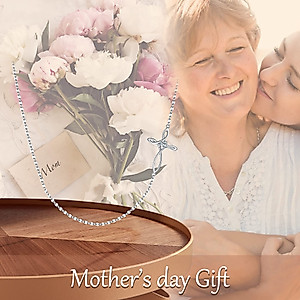 EVER FAITH 925 Sterling Silver CZ Jewelry Religious Church Sideways Celtic Knot Cross Choker Necklace for Women