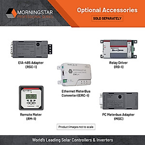 Morningstar SureSine (Classic) 300W Power Inverter, Pure Sine Wave Inverter, Power Inverter 12V to 110V DC to AC Converter, 300 Watt Inverter, Power Inverters for Vehicles, Lowest Fail Rate Solar Pane