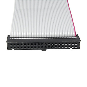 IDE 40-Pin Male to Female Hard Drive Extension Cable 6 inch Flat Ribbon Cord for 3.5" PATA HDD (39 Pin + 1x Empty)