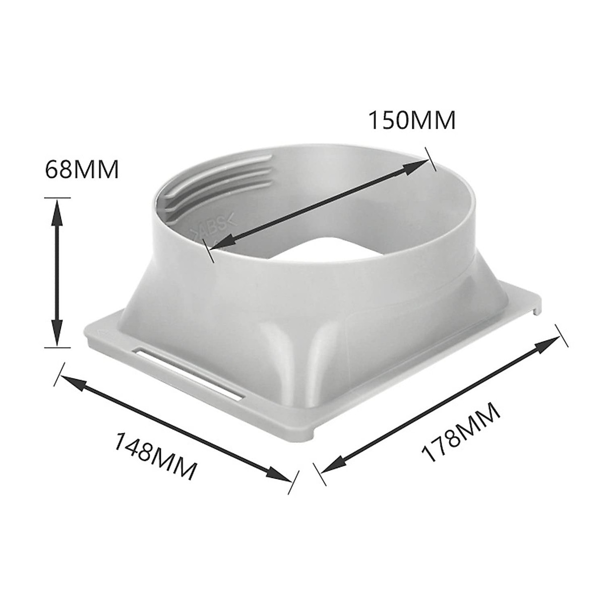 Air Conditioner Exhaust Hose Coupler Portable 5.9/6 Inch AC Unit Tube Connector Air Conditioning Accessories & Parts Window Adapter