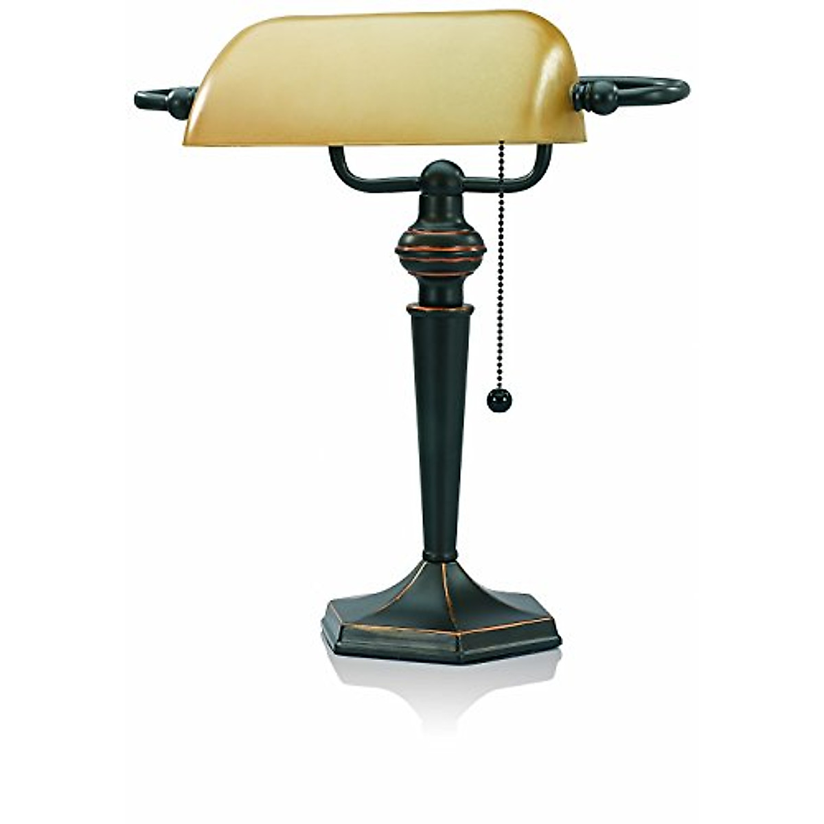 V-Light Desk Lamp, LED Lamp, Table Lamp for Home and Office, Desk Light, Bedside Lamp, Antique Bronze