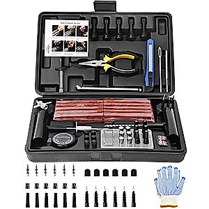 AUTOWN Tire Repair Kit, 102 Pcs Heavy Duty Tire Plug Kit for Car, Universal Tire Patch kit to Fix Punctures and Plug Flats, tire Repair Plugs Truck, RV, ATV, Tractor, Trailer