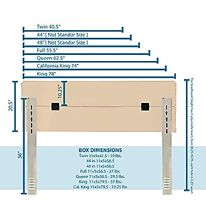 Greaton Upholstered Fabric Headboard, Twin, Beige