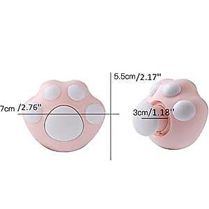 5 Pcs Heavy Duty Hooks Adhesive Cat Paw Wall Mounted, Wall Hooks for Hanging Decorations