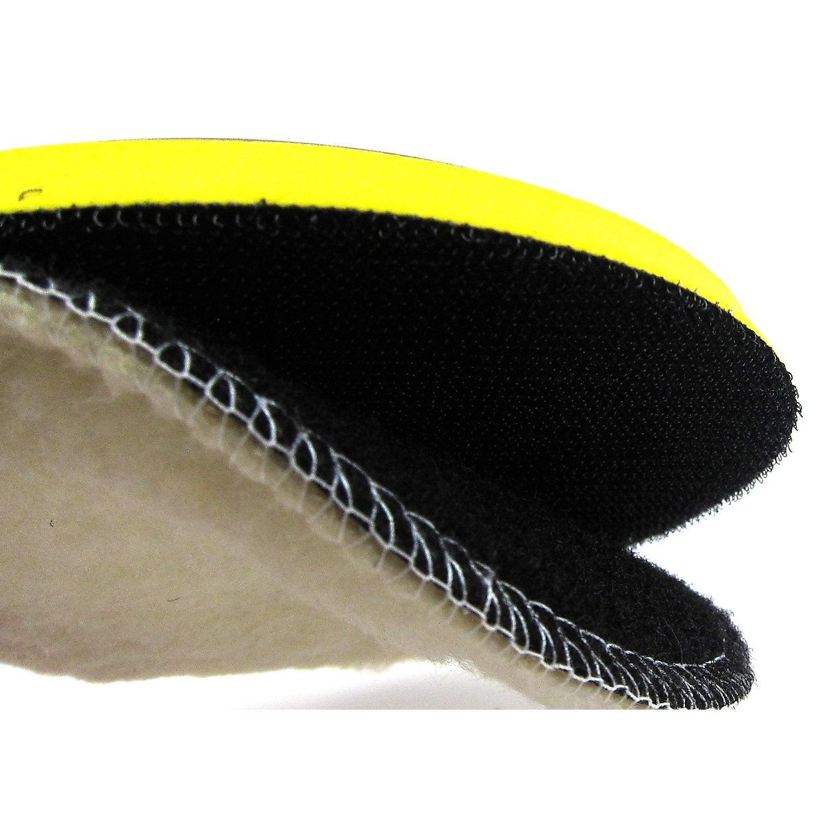 Elitexion 6 inches Backing Plate for Polishing Buffering Soft Wool with Hook and Loop Pad - 5/8 inch TPI Spindle