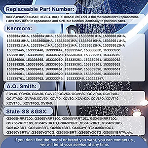 Upgraded 9003542 Natural Gas Pilot Assembly, 9003542 Pilot Assembly Replacement for Natural Gas Water Heater,100109295 18324-190 Water Heater Parts Compatible with A.O.Smith, Kenmore, State GS and GSX