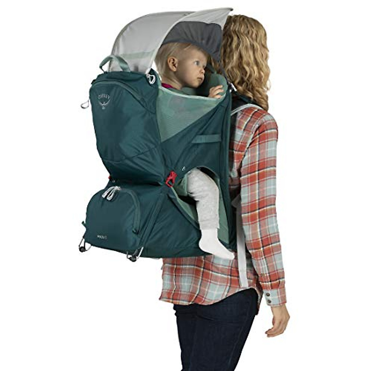 Osprey Poco LT Lightweight Child Carrier and Backpack for Travel, Deep Teal