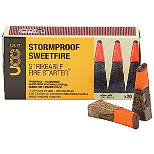 UCO Stormproof Sweetfire Strikeable Firestarters PK20