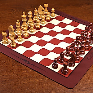 Onietoiy 3 in 1 High Polymer 3.75 Inch Weighted Chess Sets Backgammon and Checker Games Standard Competition Chess Pieces with Extra 2 Queens and Large Portable 19 inch Chess Board Set