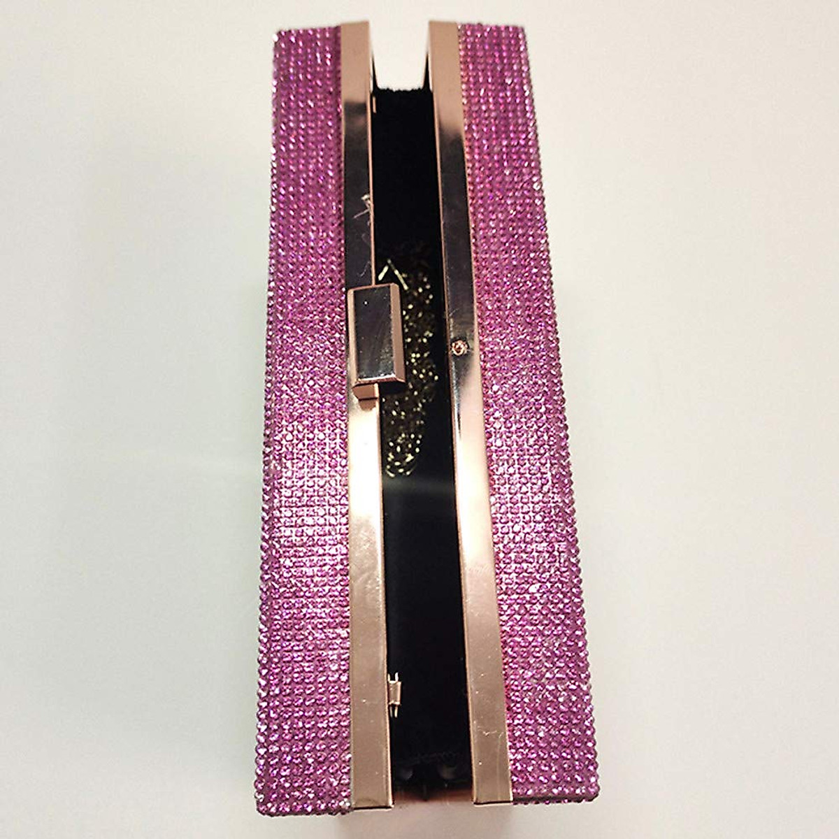 Classic Dollar Style Evening Bags With Diamond Shoulder Bag Wallet Clutch Crossbody Bag with Chain Strap (Multicolor)