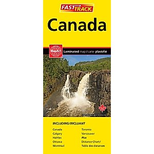 Canada Fast Track Laminated Map