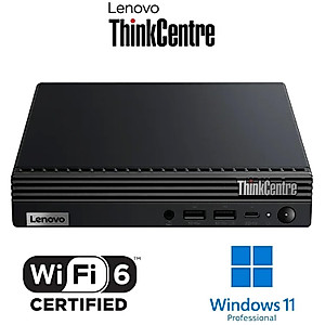Lenovo ThinkCentre M70q Gen 4 MFF Tiny 1L Mini PC Business Desktop Computer, 13th Gen Intel 16-Core i7-13700T up to 4.9GHz, 8GB DDR4 RAM, 2TB PCIe SSD, WiFi 6, RJ45, HDMI, Windows 11 Pro, venthear