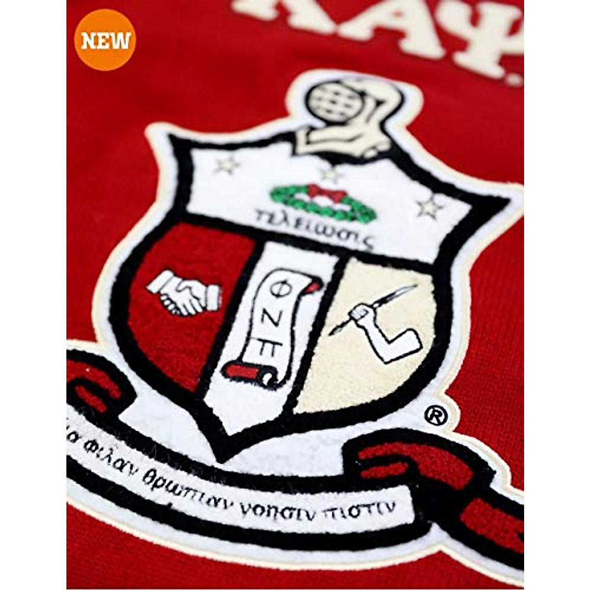 Kappa Alpha Psi M4 V-Neck Sweater [XL] Crimson Red