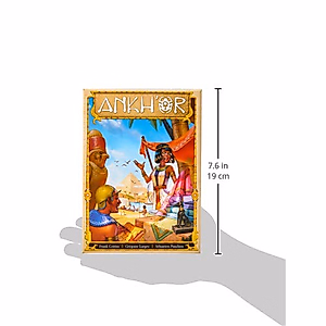 Ankh'or Board Game - Ancient Egyptian Marketplace and Building Strategy Game, Fun Family Game for Kids & Adults, Ages 8+, 2 Players, 30 Minute Playtime, Made by Space Cowboys