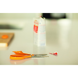 Fiskars Kitchen Scissors, Total Length: 18 cm, Quality Steel/Synthetic Material, Classic, 1000819