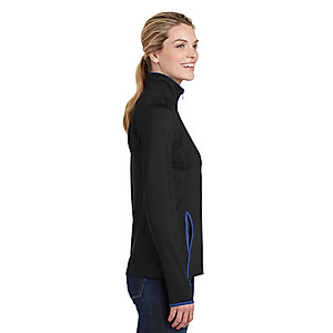 SPORT-TEK Ladies Sport-Wick Stretch Contrast Full-Zip Jacket. LST853